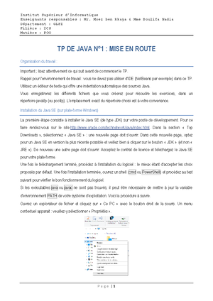 TP4 - excellent - oop java - Studocu