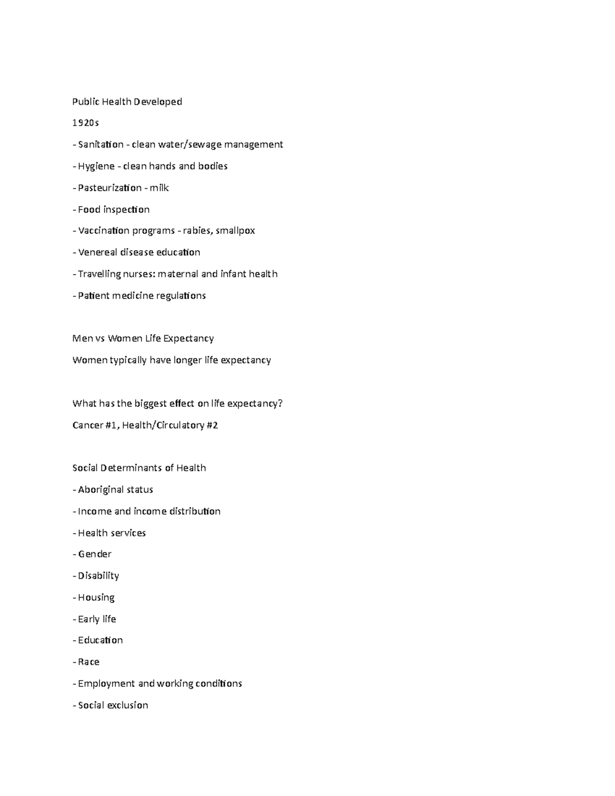 Issues In Health Mental Health SOW 4601 Lecture Notes 1 Public Health issues-in-health-mental-health-sow-4601-lecture-notes-1-public-health