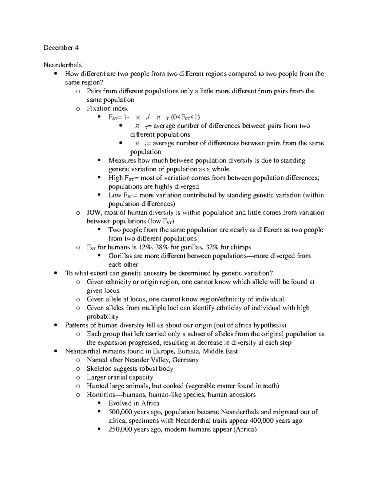 Neanderthals - This document explains different people and different ...