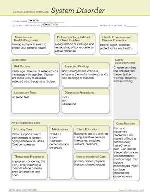 Active Learning Template sys Dis - ACTIVE LEARNING TEMPLATES ...