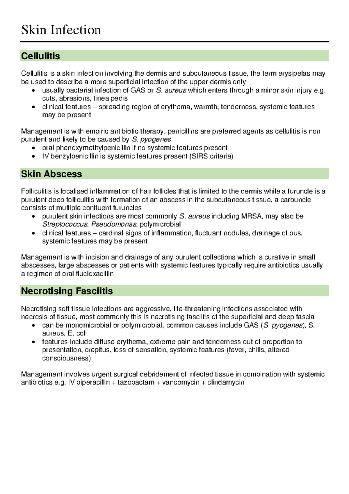 Skin Disease - Skin Infection Cellulitis Cellulitis is a skin infection ...