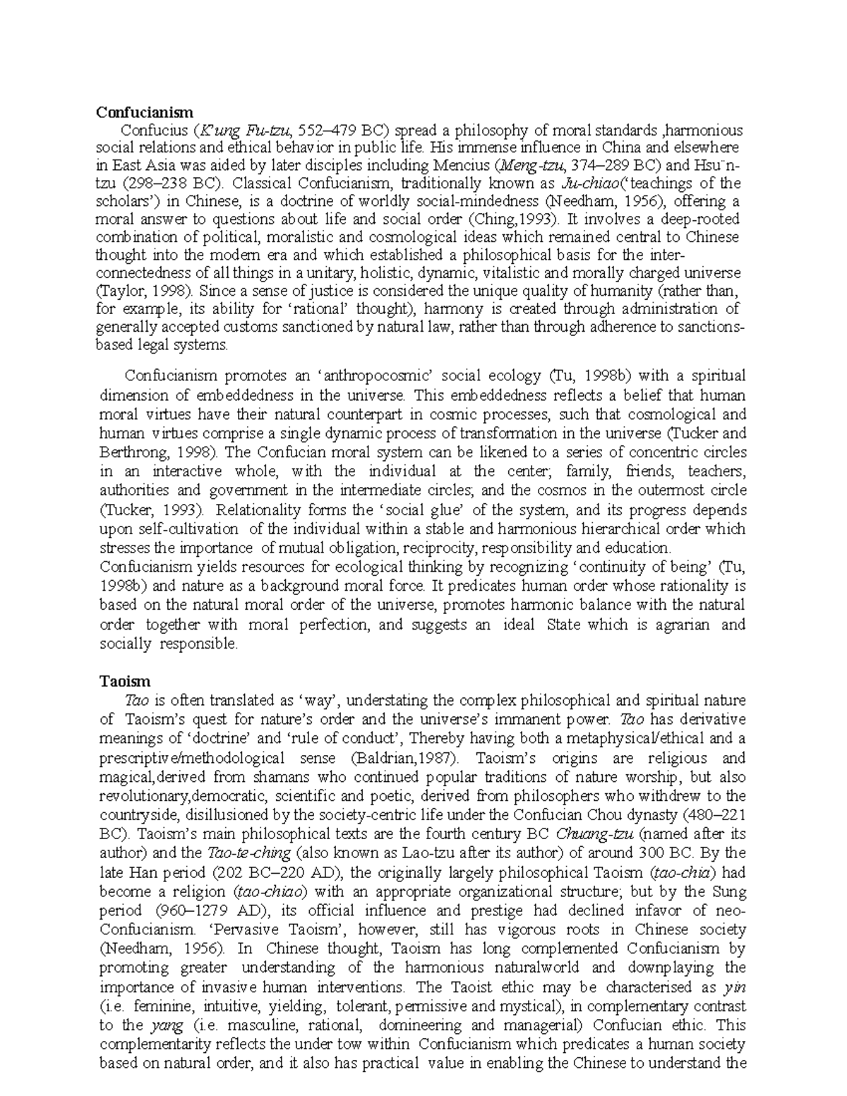 Worldview - Confucianism Confucius BC) spread a philosophy of moral ...