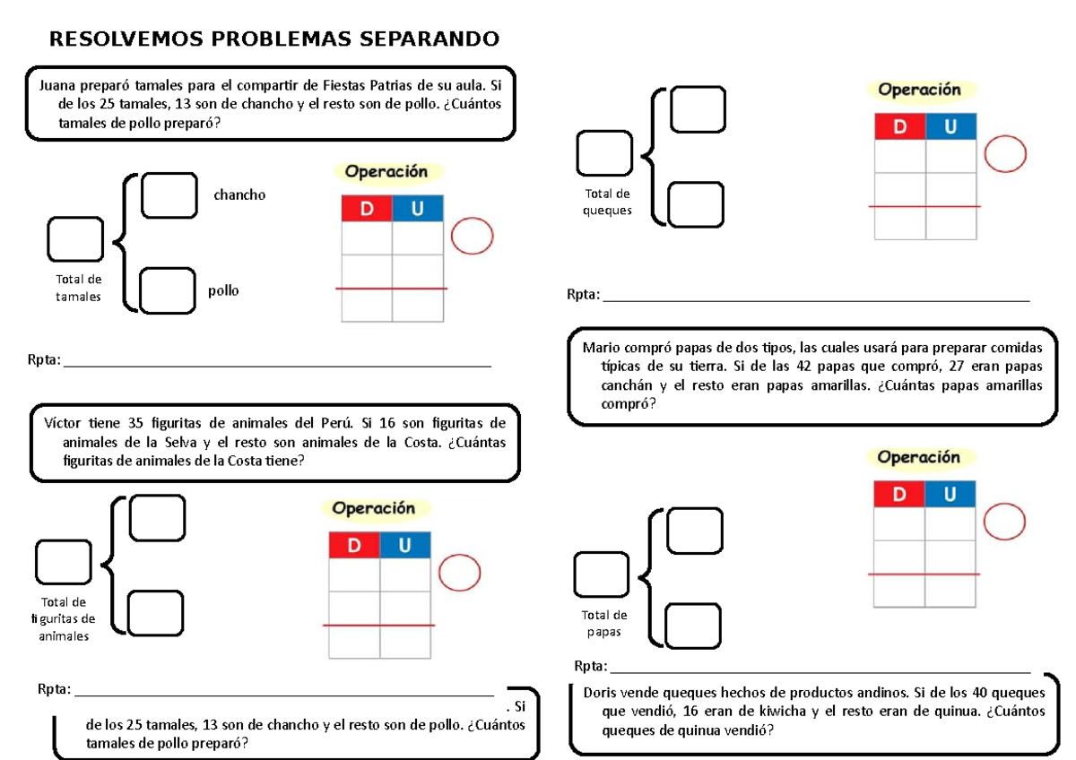 Problemas Separando - - Studocu