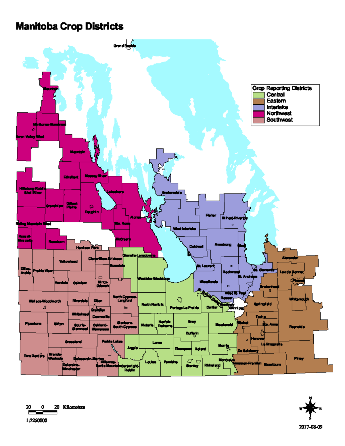 Manitoba-Districts - fasdfdsfsd - AGRI 1500 - U of M - Studocu
