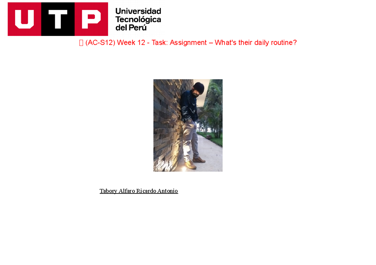 A1 ingles- semana 12 - asdasdasd - 🐀 (AC-S12) Week 12 - Task ...