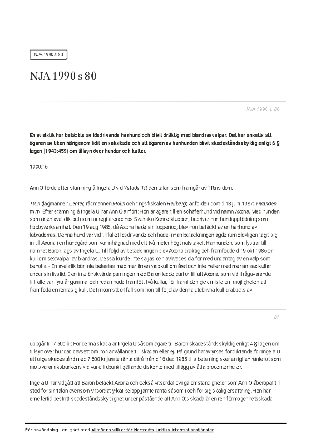 NJA 1990 s. 80 - NJA 1990 s. 80NJA 1990 s. 80NJA 1990 s. 80NJA 1990 s ...