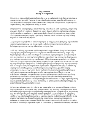 Halimbawa NG Talumpati - HALIMBAWA NG TALUMPATI Sa Kabataan Onofre ...