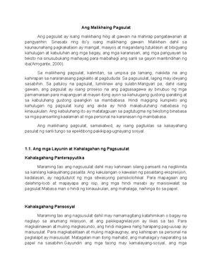 Pagkakaiba ng Malikhaing Pagsulat at Teknikal o Akademikong Pagsulat ...