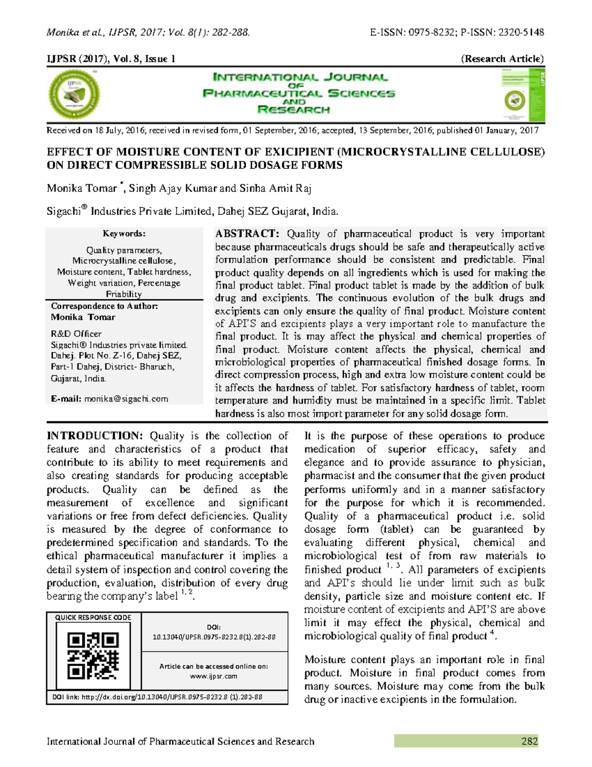 38-Vol.-8-Issue-1-January-2017- Ijpsr-RA-69991 - IJPSR (2017), Vol. 8 ...