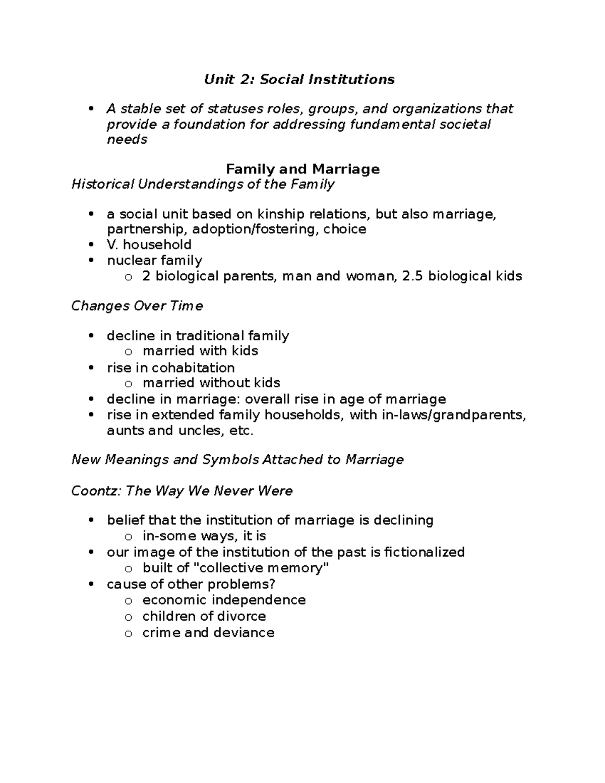 Soci 201 October 18 - professor was Sarah R. Johnson-Palomaki - Unit 2 ...