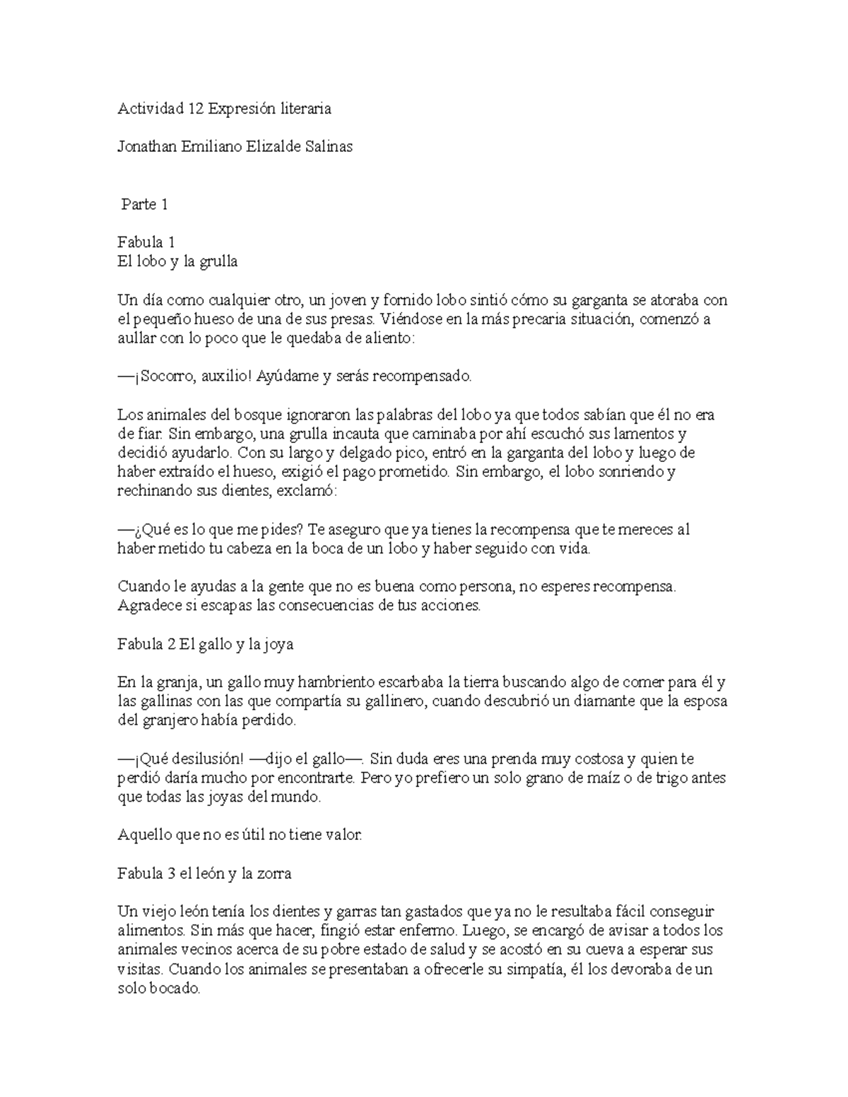 Actividad 12 Expresión literaria - Actividad 12 Expresión literaria ...