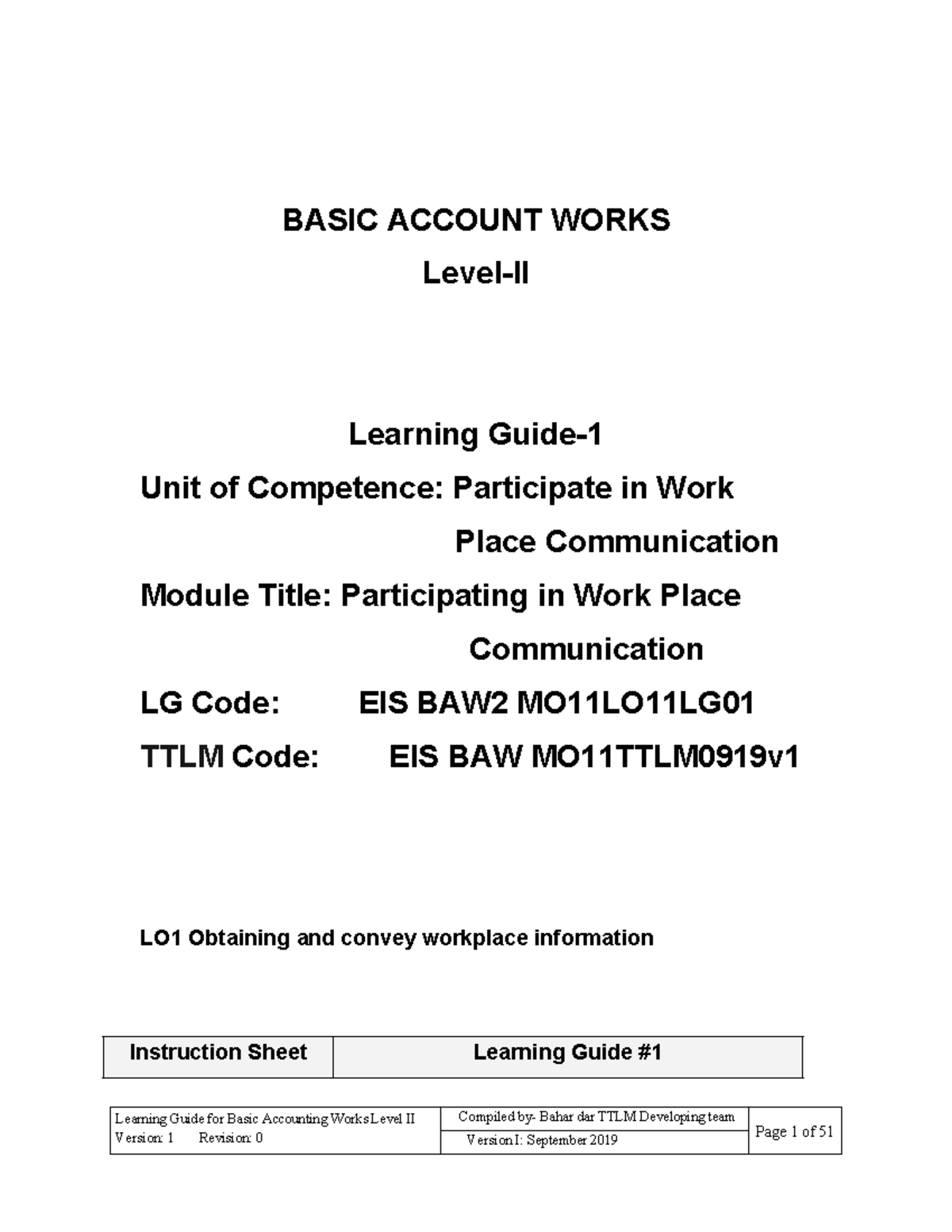 Comp #7# Apply business communication in Workplace - BASIC ACCOUNT ...
