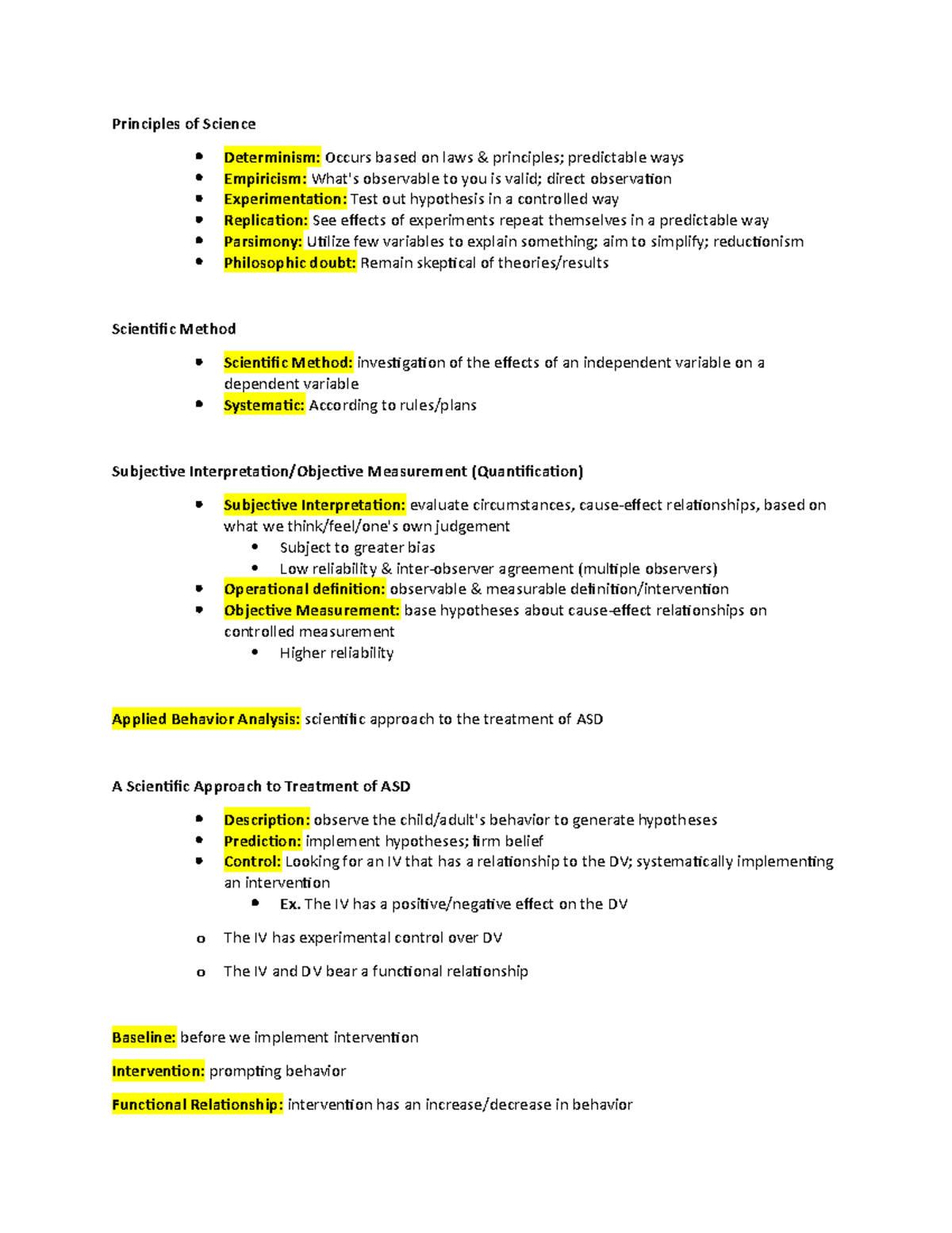 Scientific Method-Dimensions of ABA-Treatment Approaches of ASD ...