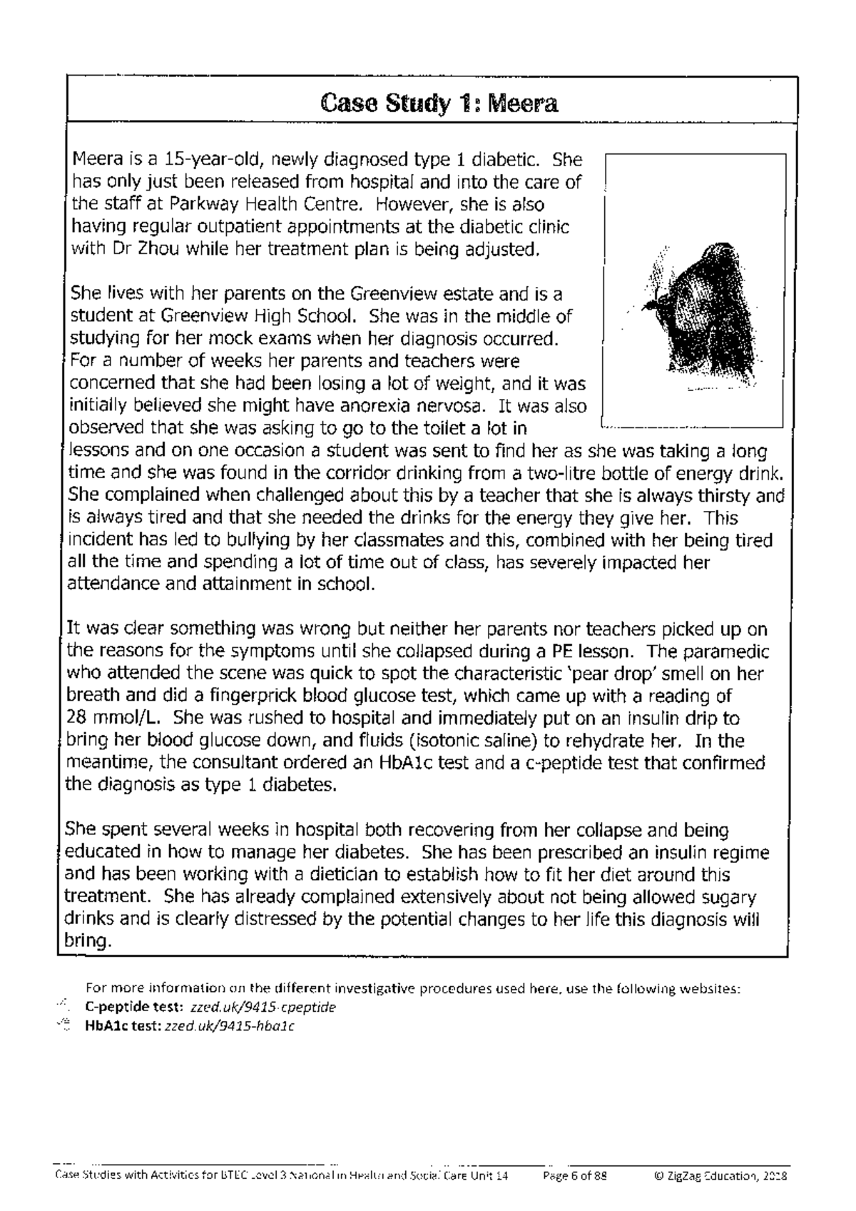 Case studies with information sheet unit 14 assignment 2 case studies - Case Study 1: Meera ...