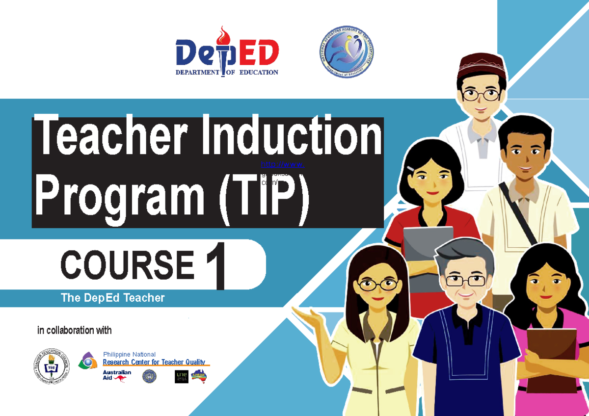 New TIP Course 1 Dep Ed Teacher - Teacher Induction Program (TIP ...