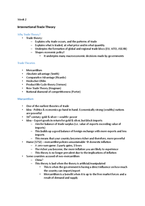 2. International Trade Revision Notes - 2. International Trade Trade ...