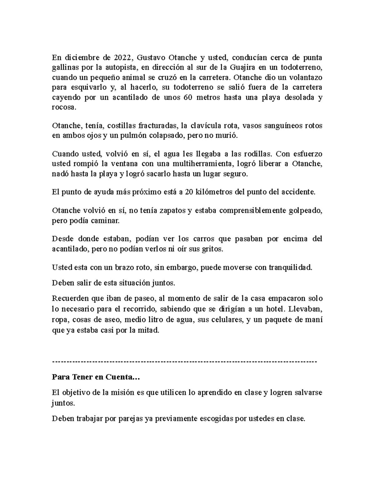 Taller PARA Evaluar - se enseña a los estudiantes casos de ...