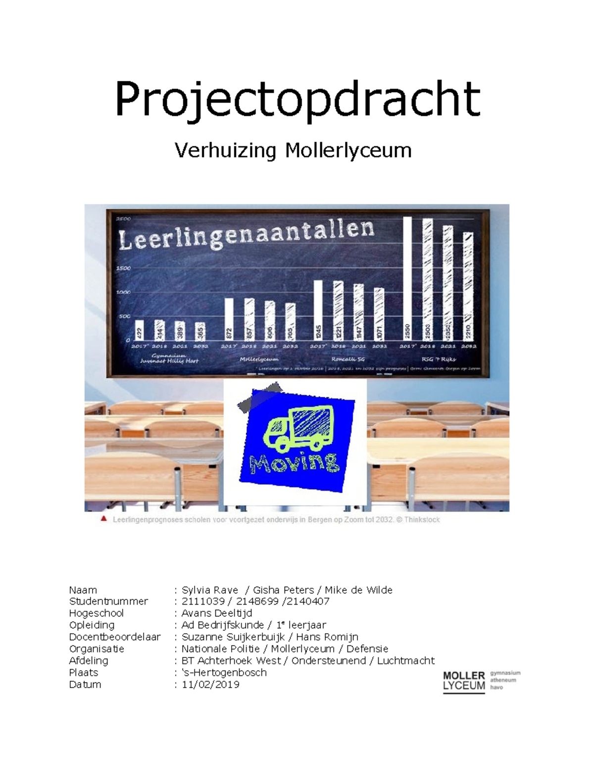 Projectopdracht verhuizing voor het derde jaar - Projectopdracht ...