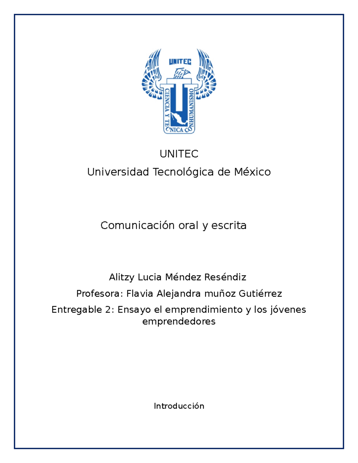 Unitec - ... - UNITEC Universidad Tecnológica de México Comunicación ...
