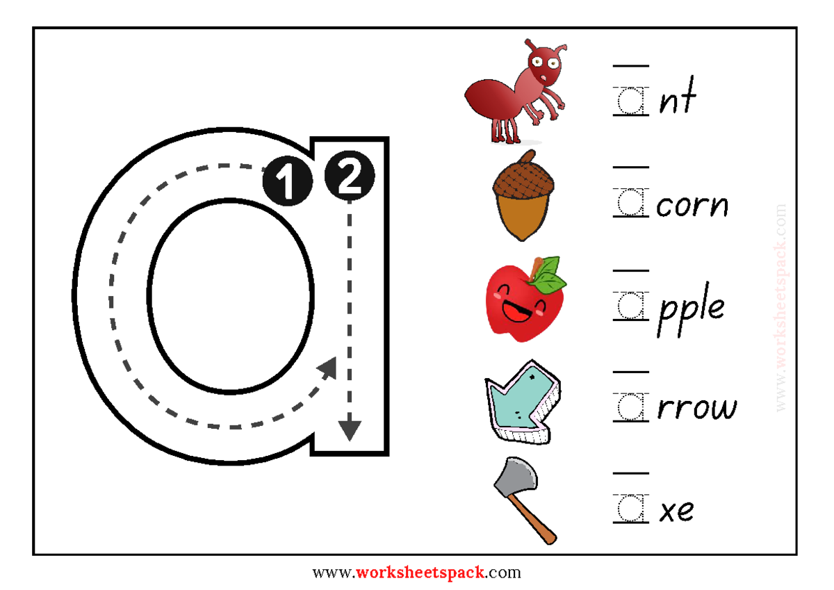 Small-Letter-Tracing-Worksheets-PDF compressed - a nt a corn a pple a ...