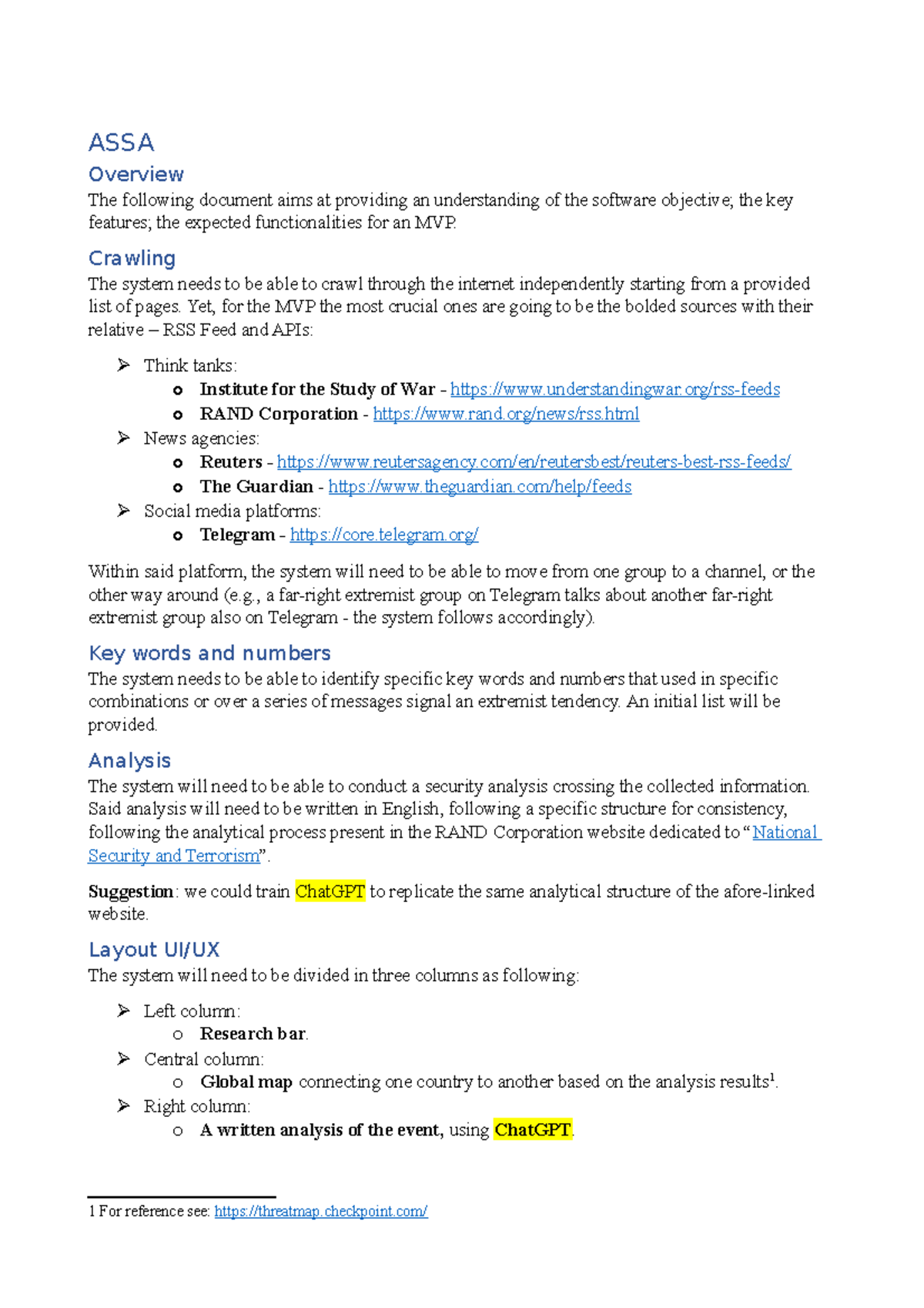 ASSA - Study Material - ASSA Overview The following document aims at ...