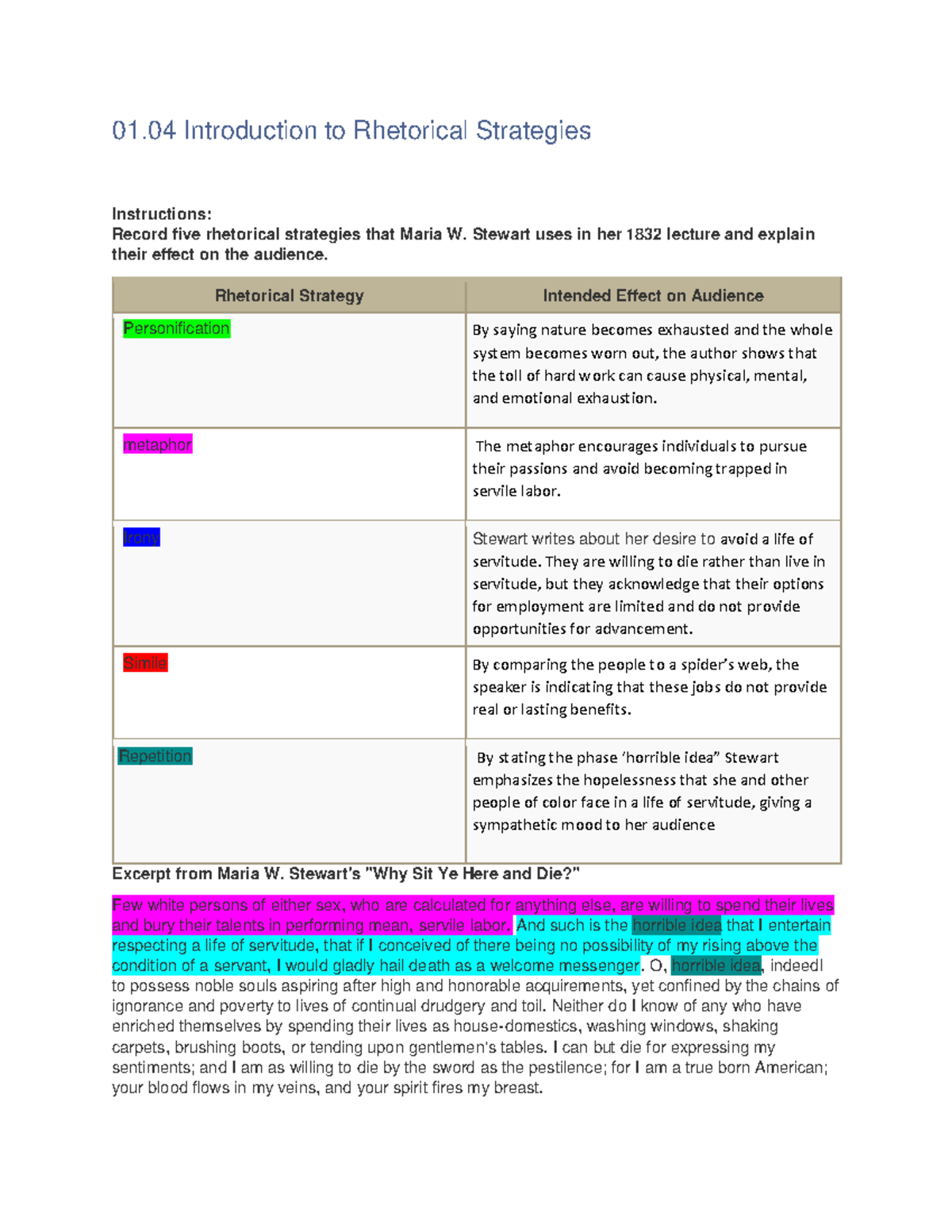 01.04 Introduction to Rhetorical Strategies - 01 Introduction to ...