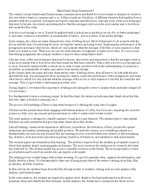 Sum2 - Summary A Critical Introduction 4th edition, Maria Pramaggiore ...
