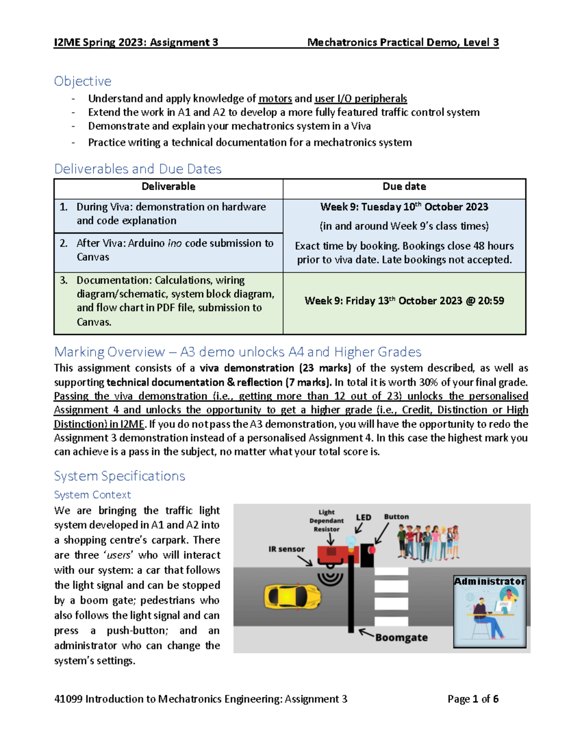 Assignment 3 v1 I2ME - Objective - Understand and apply knowledge of ...
