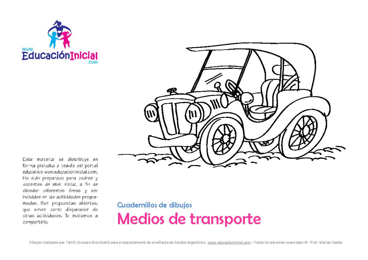 Cuadernillo medios de transporte - ####### Dibujos ####### realizados ...