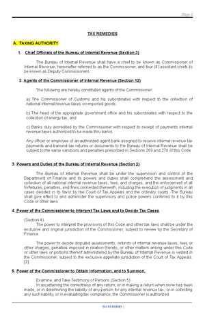 Tax Rev General Principles - COMPILATION OF CASE DIGESTS ON GENERAL ...