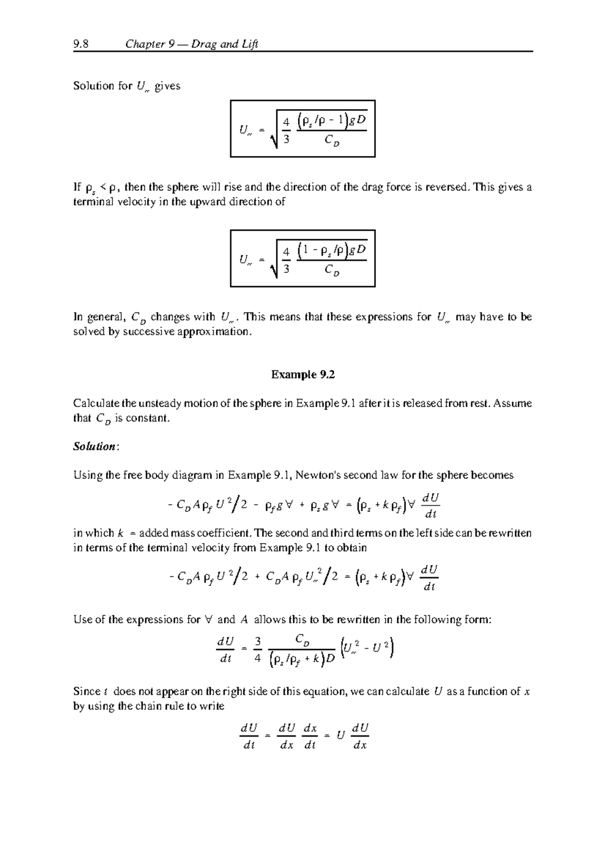 Fluid Mechanics for Civil Engineers - Department of Civil Engineering ...