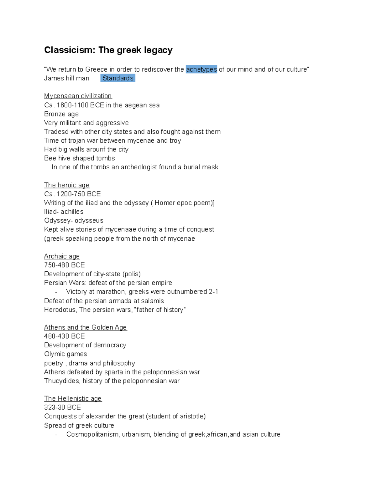 Classicism: The greek legacy - 1600-1100 BCE in the aegean sea Bronze ...