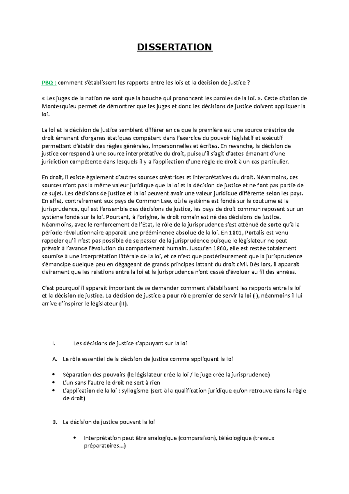 Prep TE dissert présentiel - DISSERTATION PBQ : comment s’établissent ...
