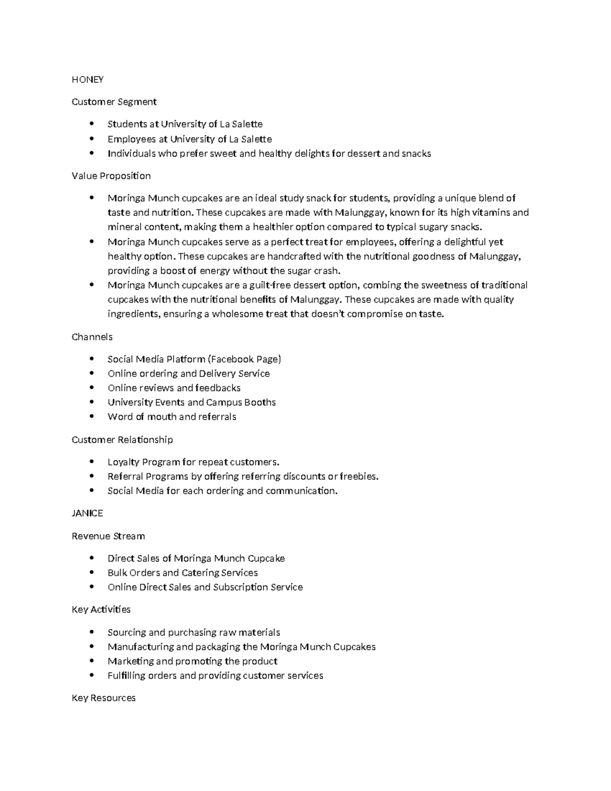 Customer-Segment - Customer segment - HONEY Customer Segment Students ...