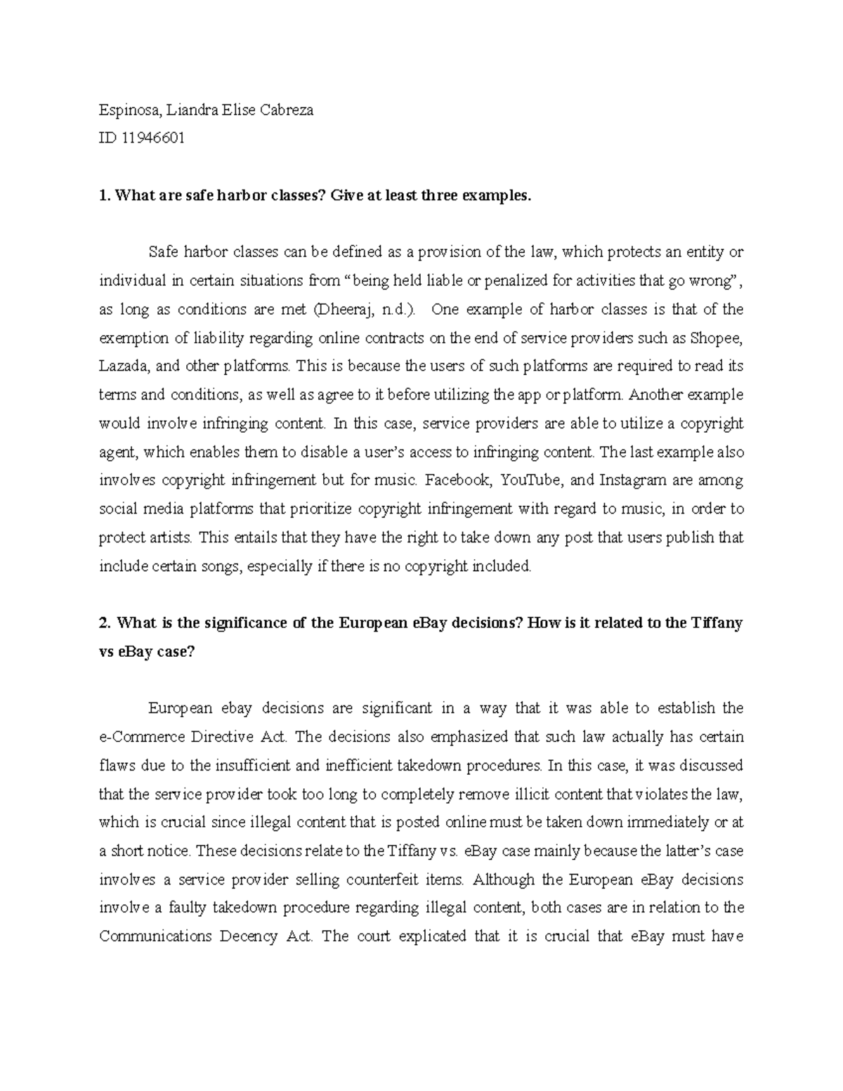 Espinosa Digilaw (K31) Module 4 Individual Assignment - Espinosa ...