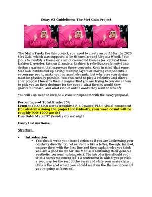 Project Plan Form (SCLA 101- Met Gala Project) - Project Plan Form ...