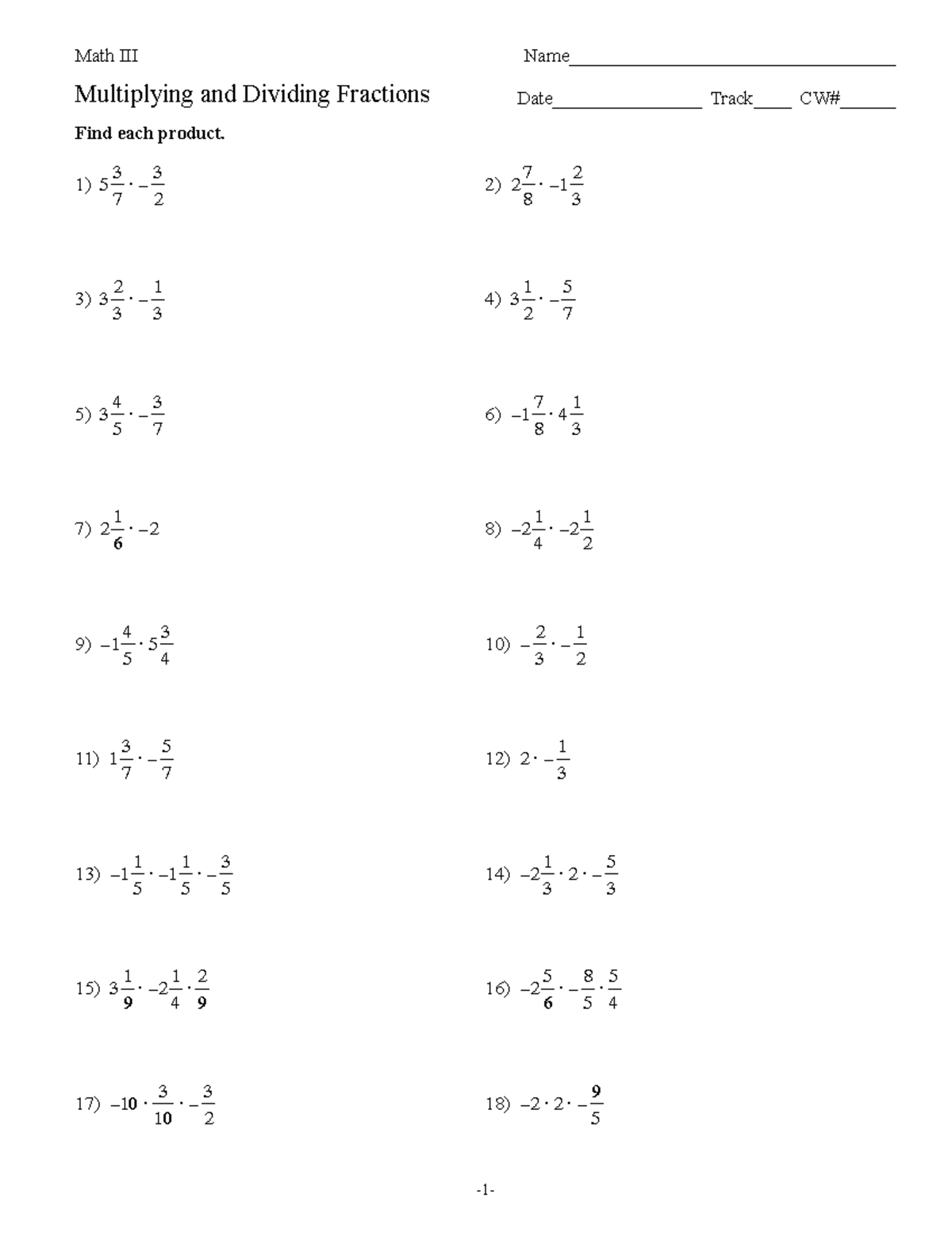 Multiplying and Dividing Fractions - ©Q w 2 P 0 ^ 2 e 3 T GKiuwtVag ...