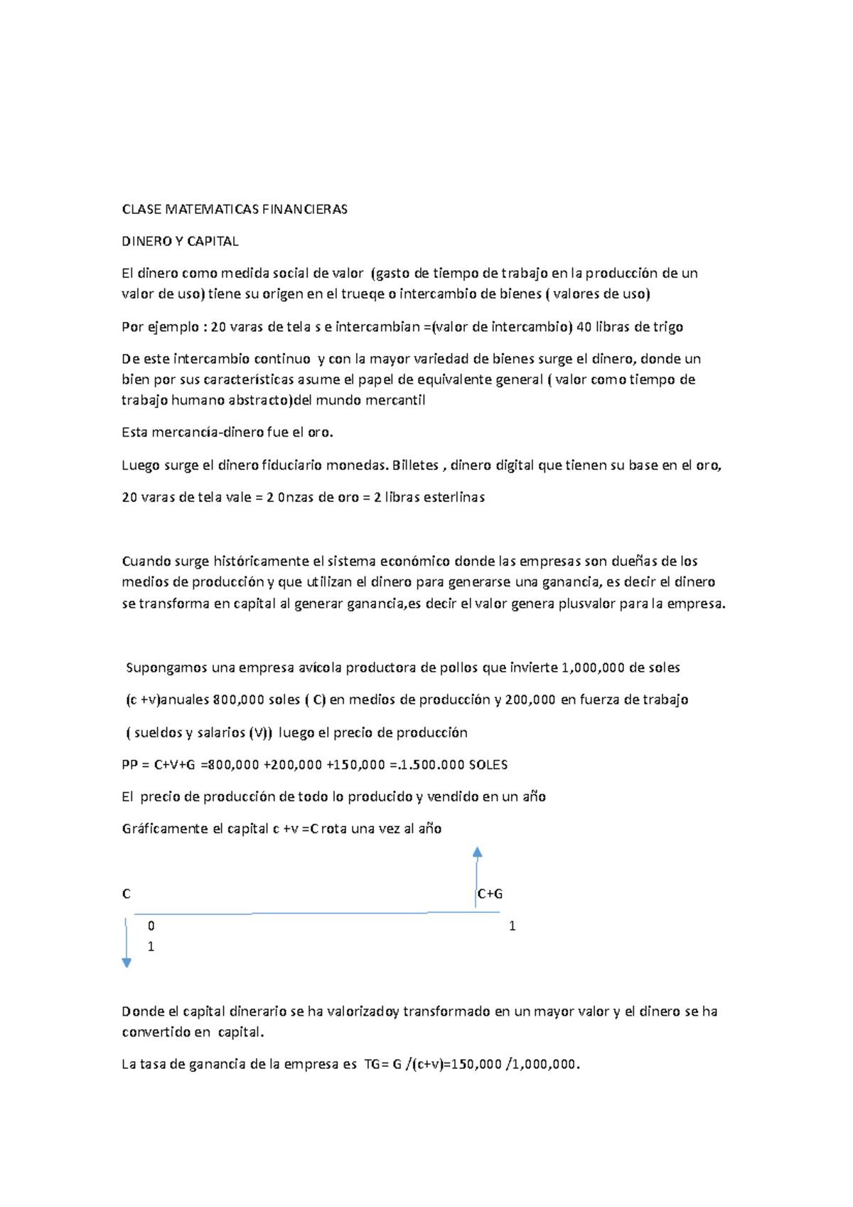 Clase Matematicas Financieras - CLASE MATEMATICAS FINANCIERAS DINERO Y ...