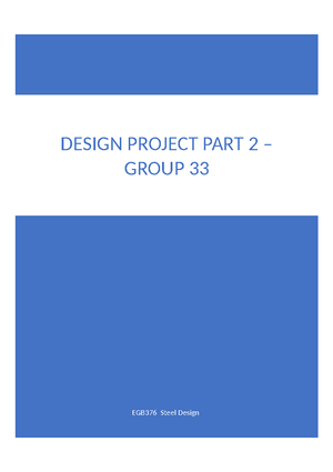 Design Project 1 Hints 2024 - EGB 376 - Design Project 1 – Hints Note ...