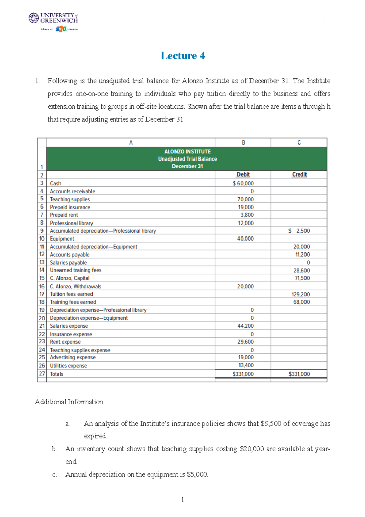 Exercises - Lecture 4 - SSS - Feasibility of LNG as a Fuel for the ...