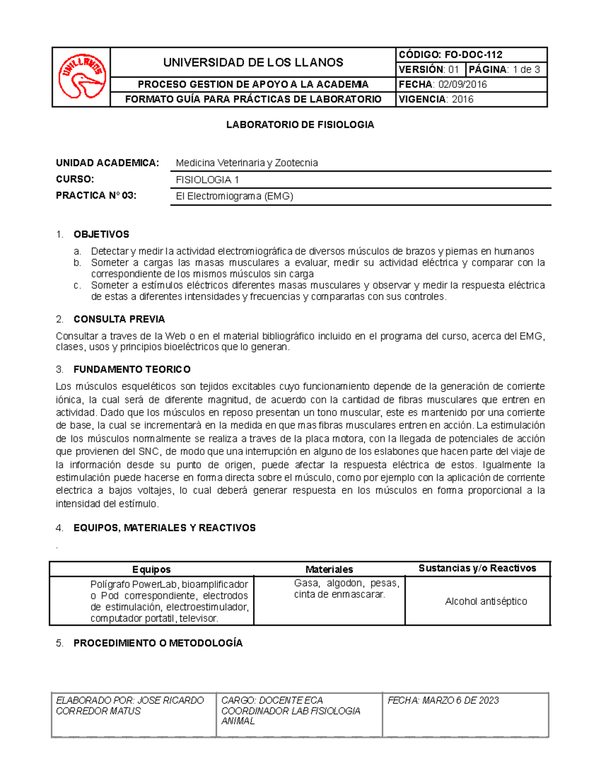 GUIA PARA Practicas DE Laboratorio NO. 3 EMG 47c06223 c2af06602 e669c60429 d1fed - UNIVERSIDAD ...