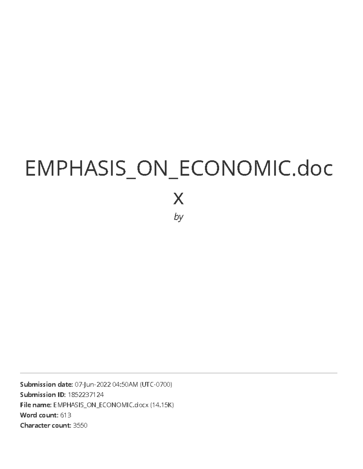 Emphasis ON Economic - fge - EMPHASIS_ON_ECONOMIC x by Submission date ...