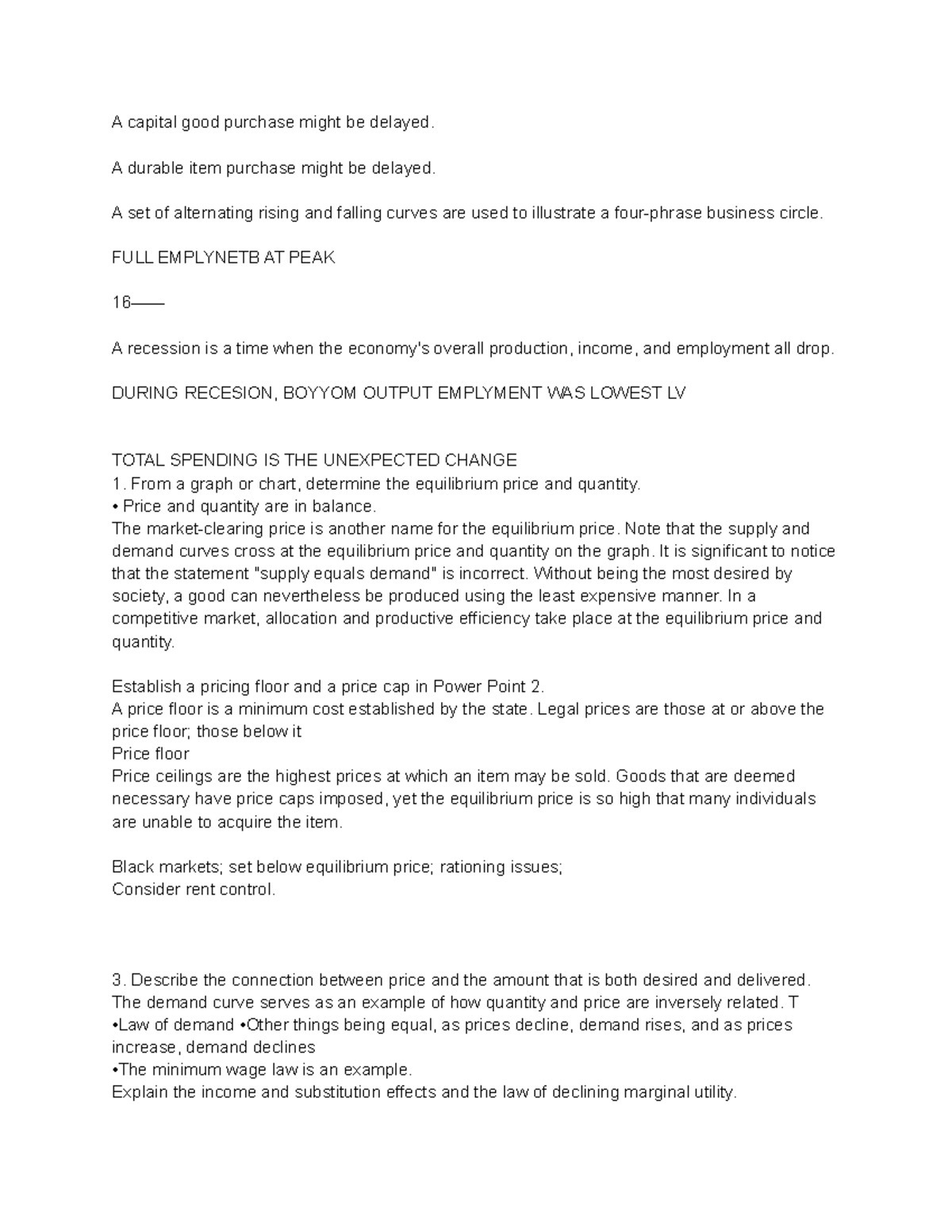ECON NOTE 3 Define and illustrate demand-pull inflation - A capital ...