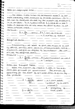 Mathematics in the Modern World Quiz in Measures of Central Tendency ...