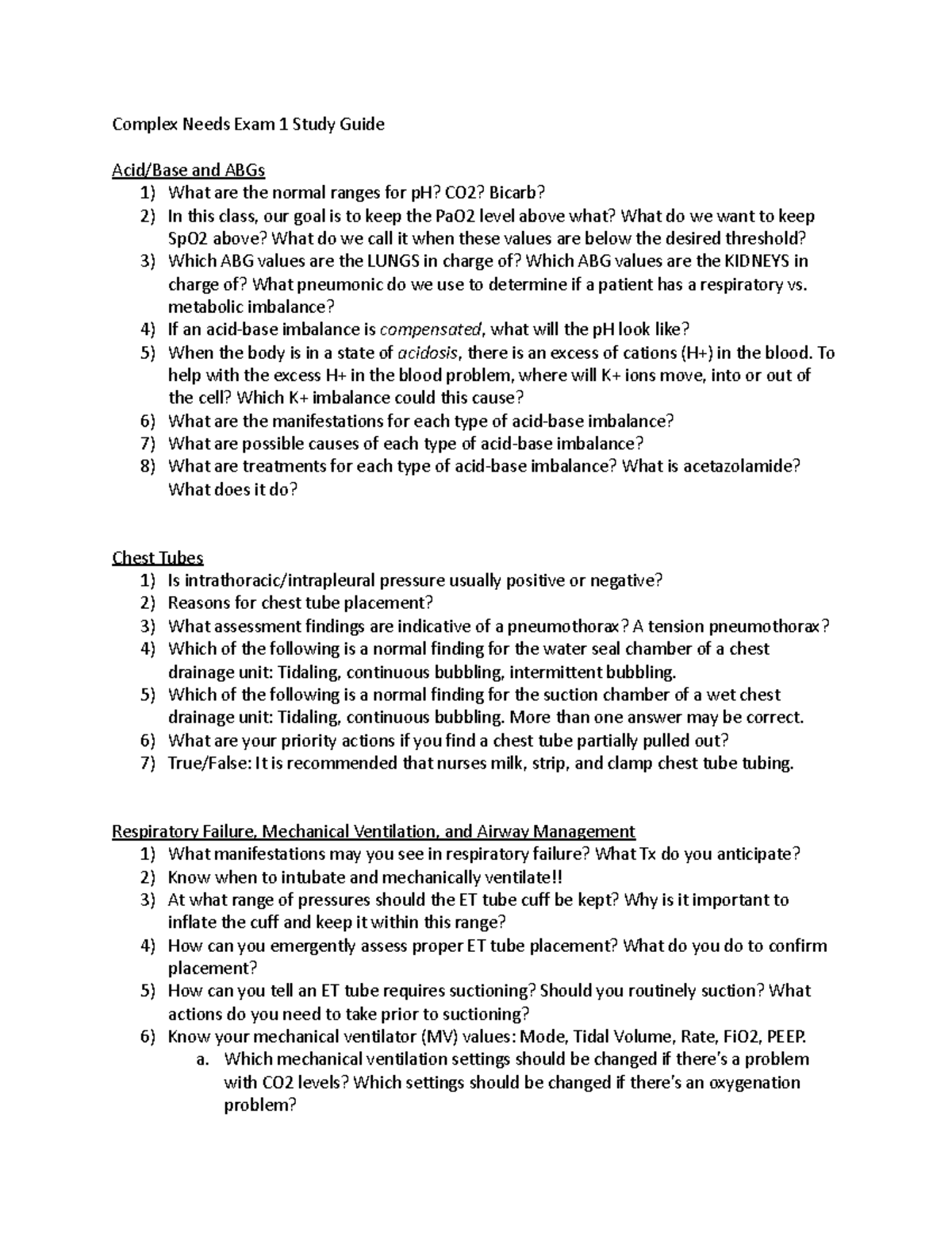 Complex Needs Exam 1 Study Guide - Complex Needs Exam 1 Study Guide ...