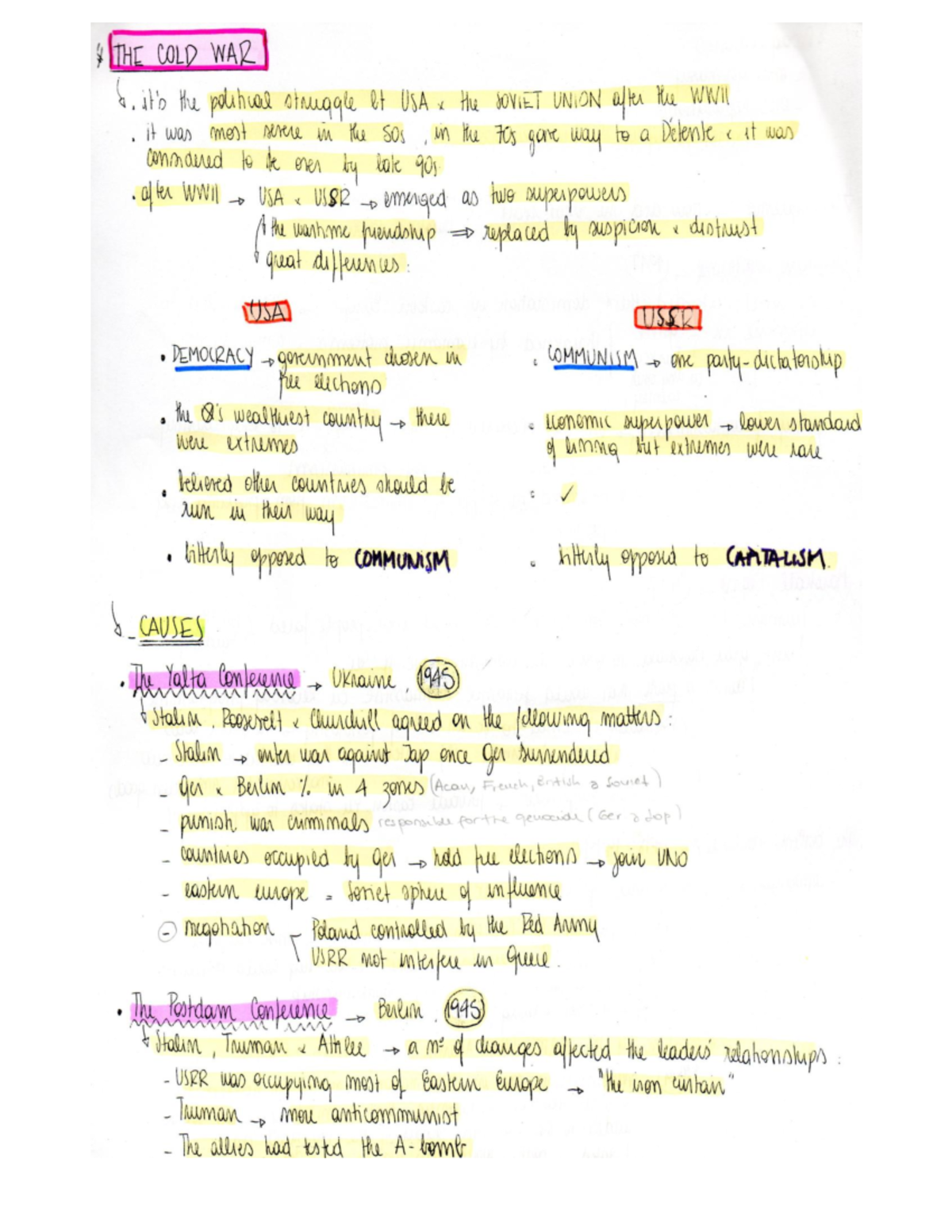 Cold War - Resúmen de clase y libro sobre Cold War - 4 THE COLD WAR d ...