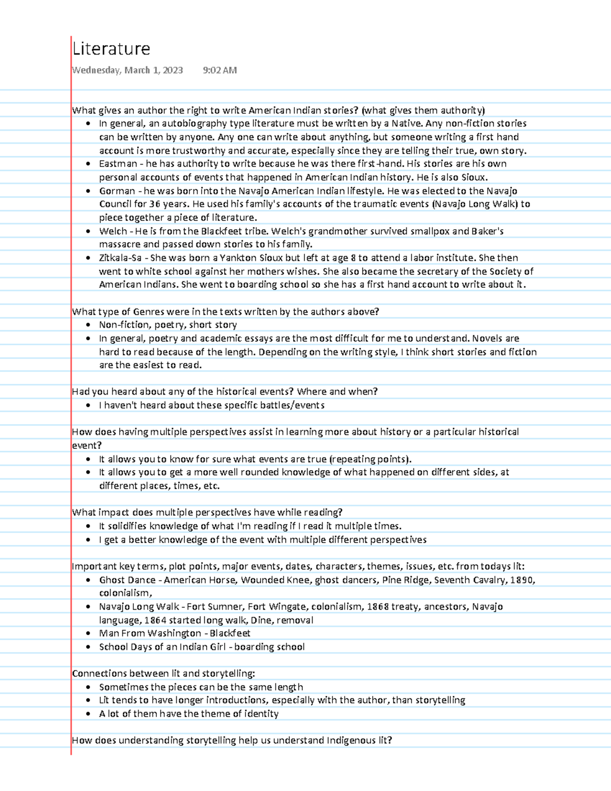 AIS Literature - What gives an author the right to write American ...