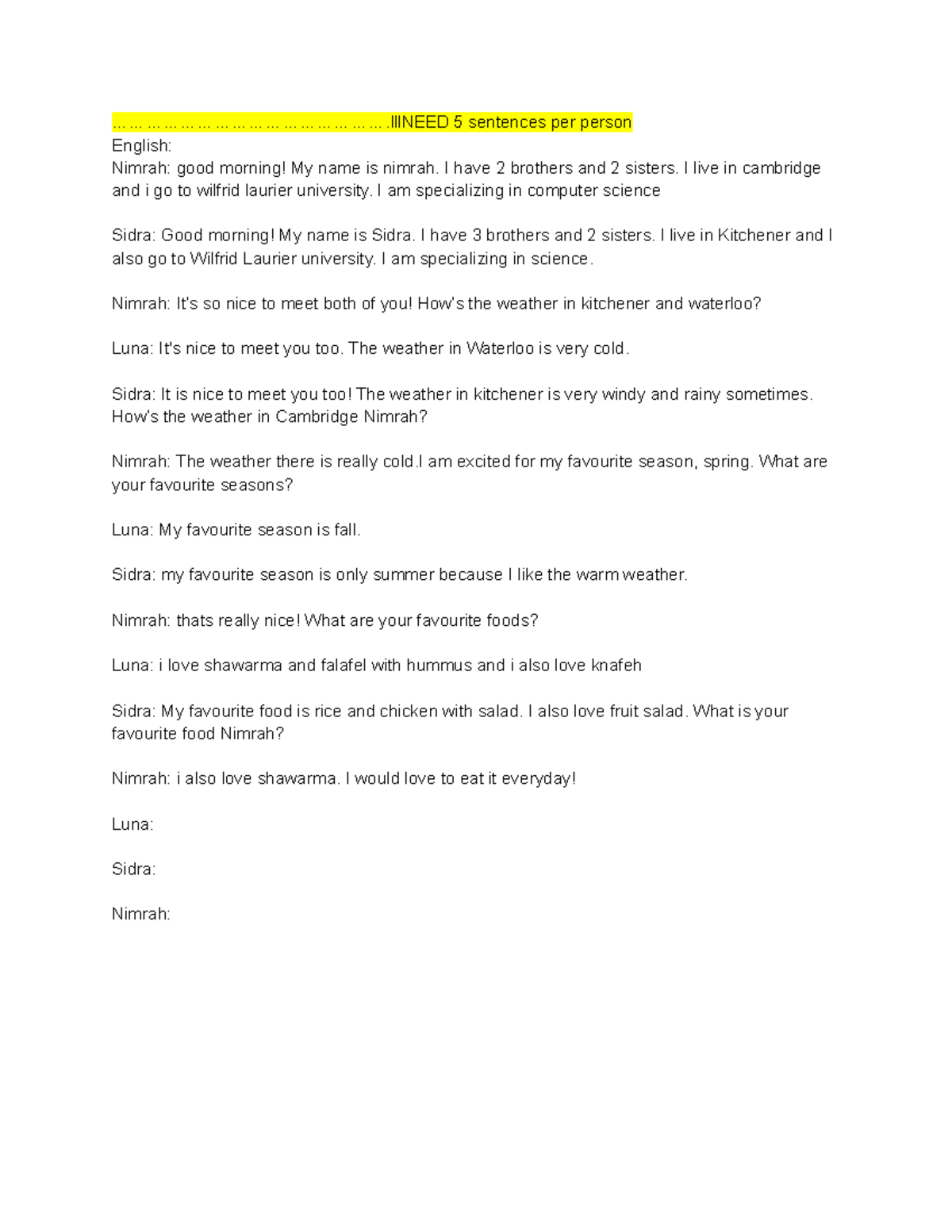 AB102 SKIT - ................................................ 5 ...