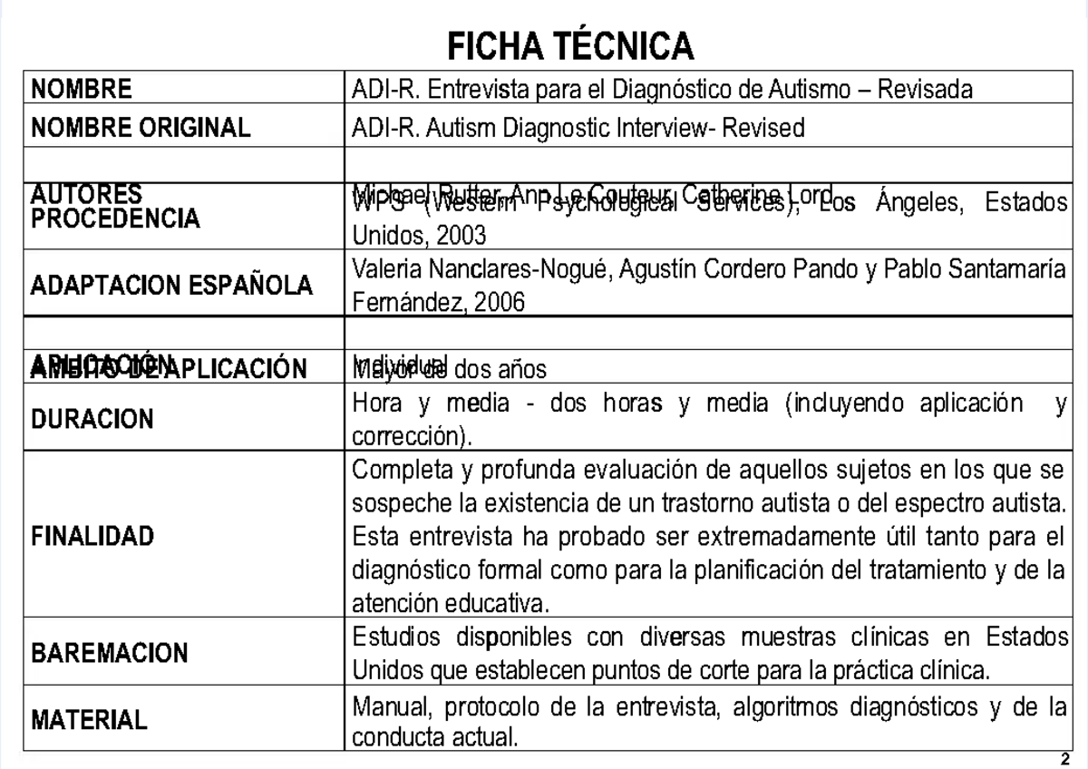Pdf-adi-r-revision-paso-a-paso compress - FICHA TÉCNICAFICHA TÉCNICA ...