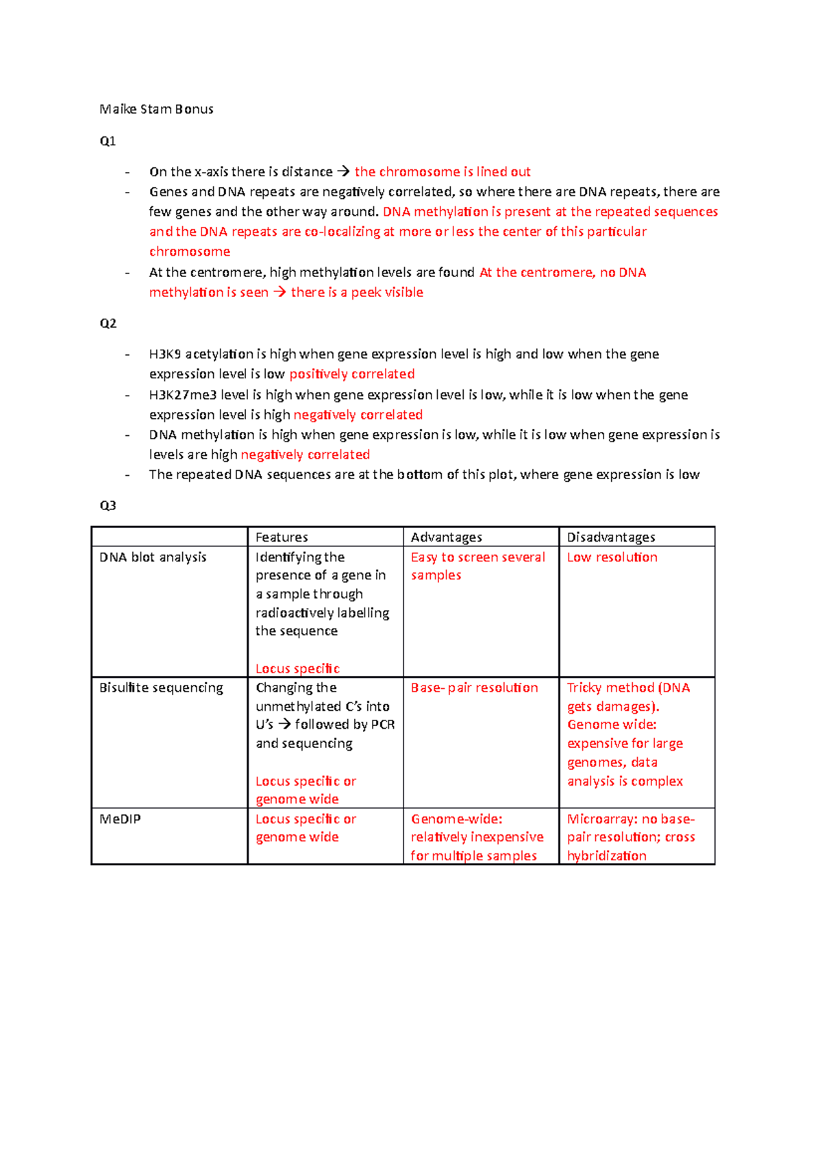 Maike Stam Bonus Questions - Maike Stam Bonus Q On the x-axis there is ...